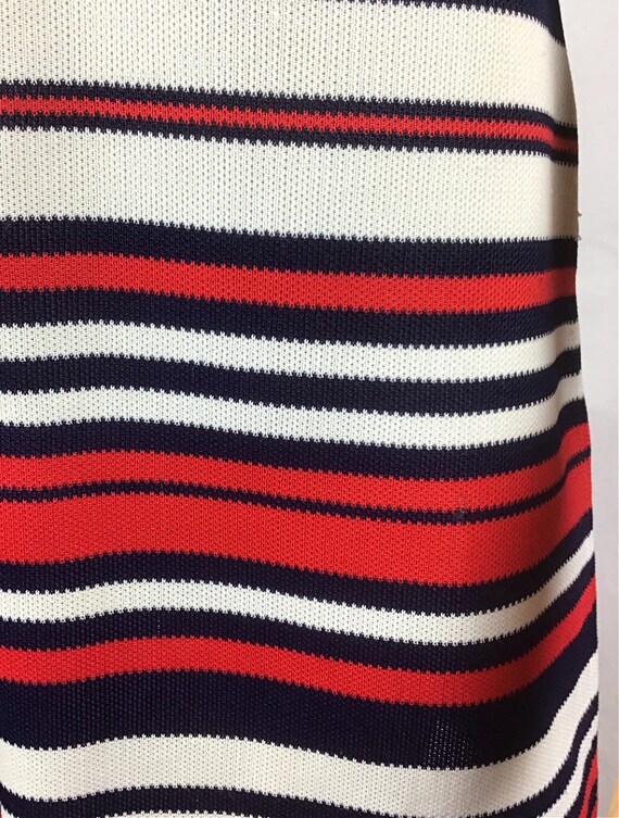 Vintage 1960s St Michael Label Mod Navy Blue Red & Wh… - Gem