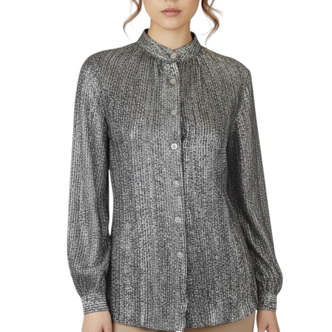Vintage 1970s American Designer Judy Bond Disco Glam Rock Sparkly ...