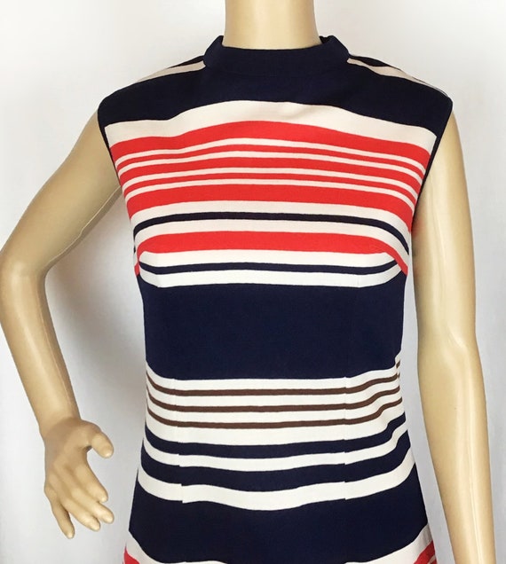 Vintage 1960s Designer Bernard Model Couture Mod Red,… - Gem