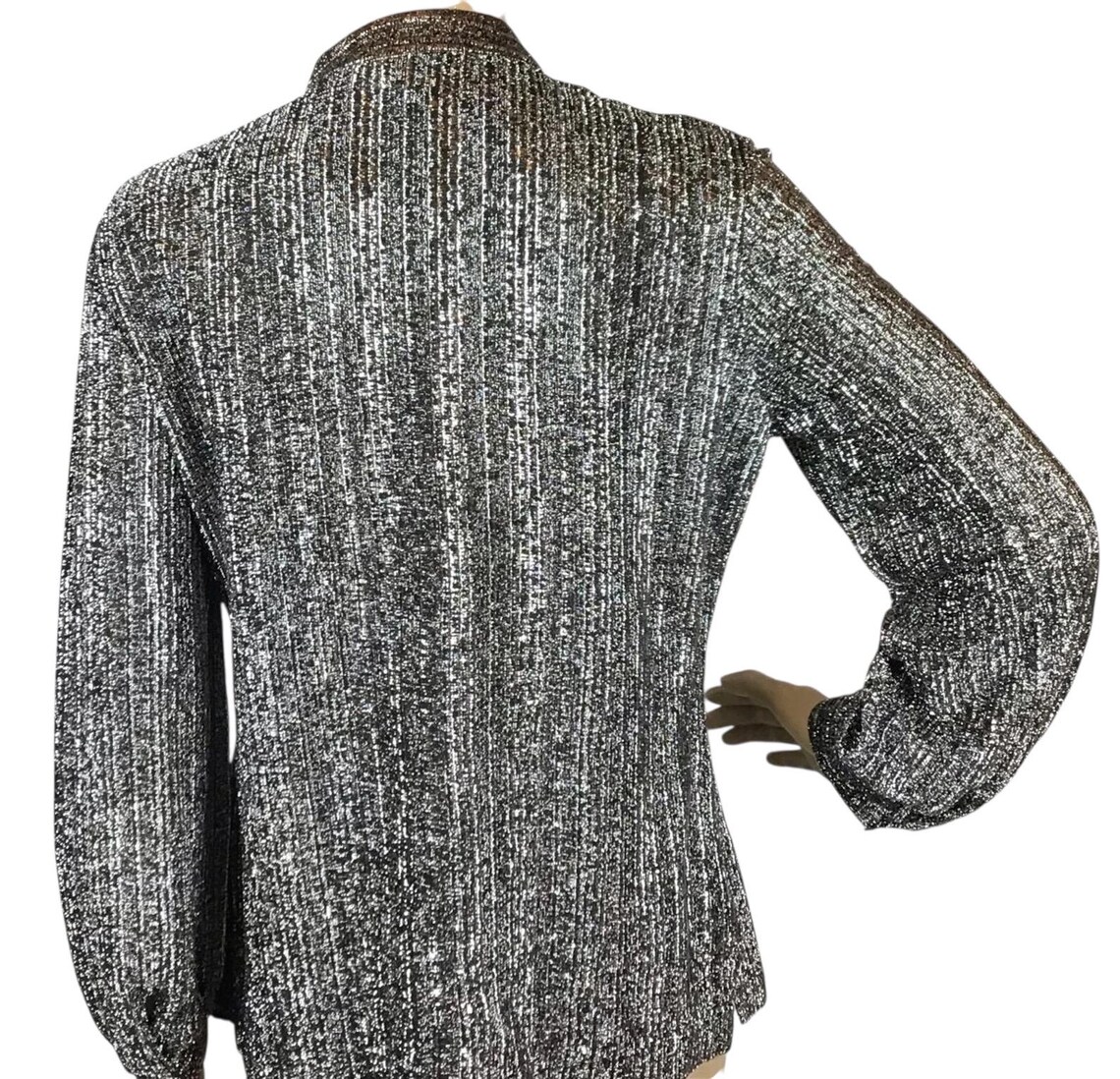 Vintage 1970s American Designer Judy Bond Disco Glam Rock Sparkly ...