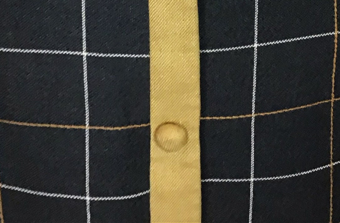 Vintage 1960s Peggy French Couture Label Mid Century Mod Grey & Tan ...