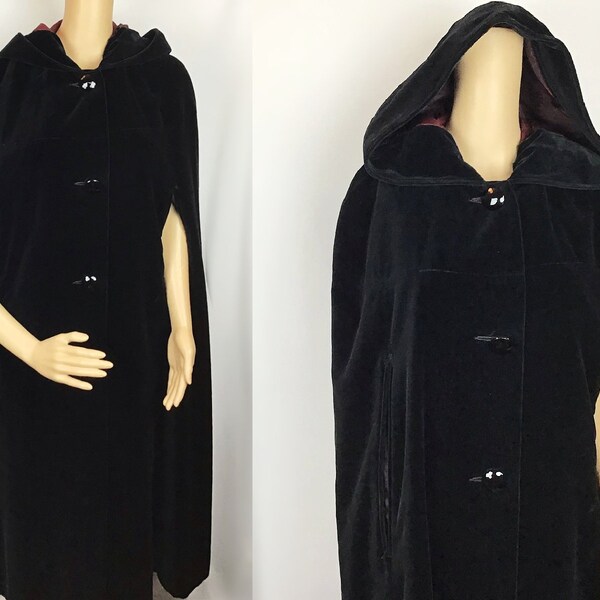 Vintage Velvet Coat - Etsy UK