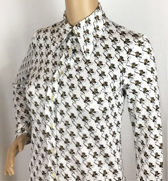 Vintage Japanese 1970s Mod Disco White Novelty Horse … - Gem