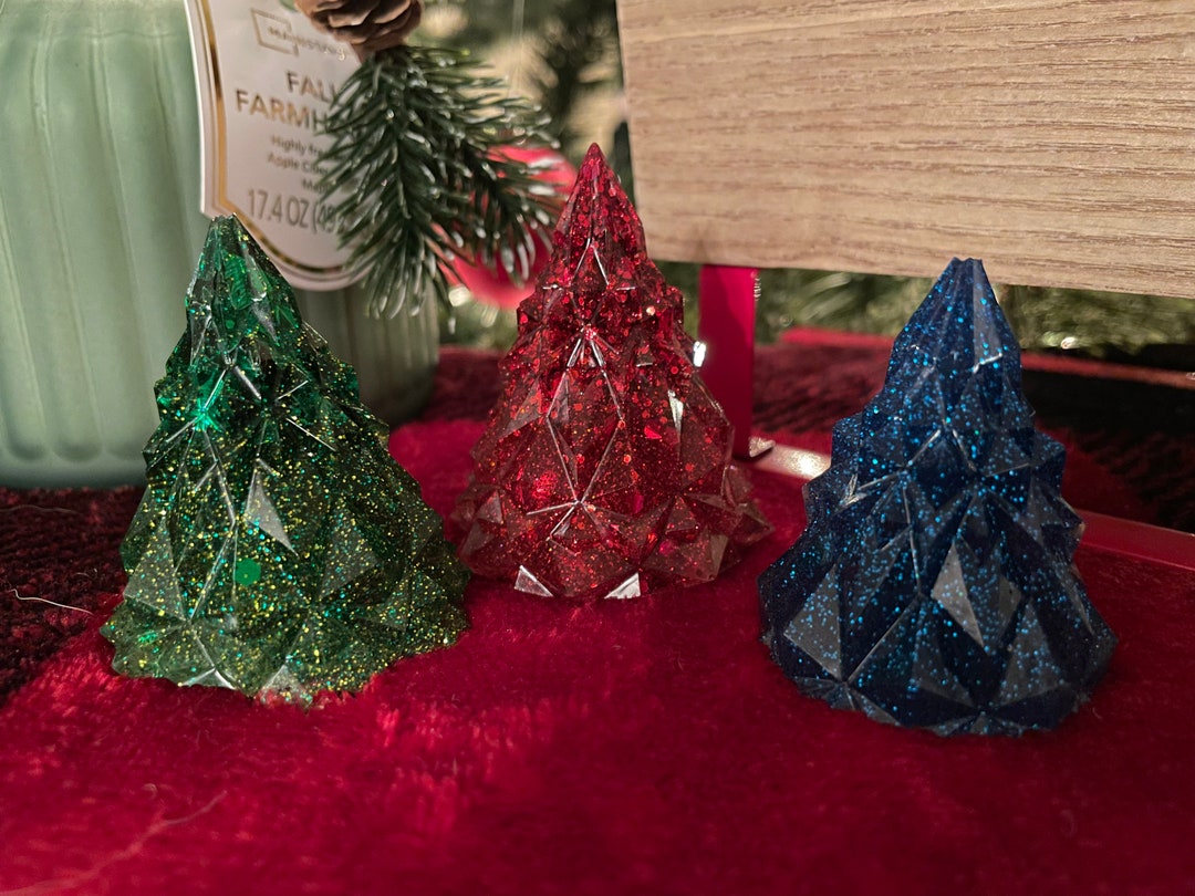 Crystal Resin Christmas Tree - Etsy