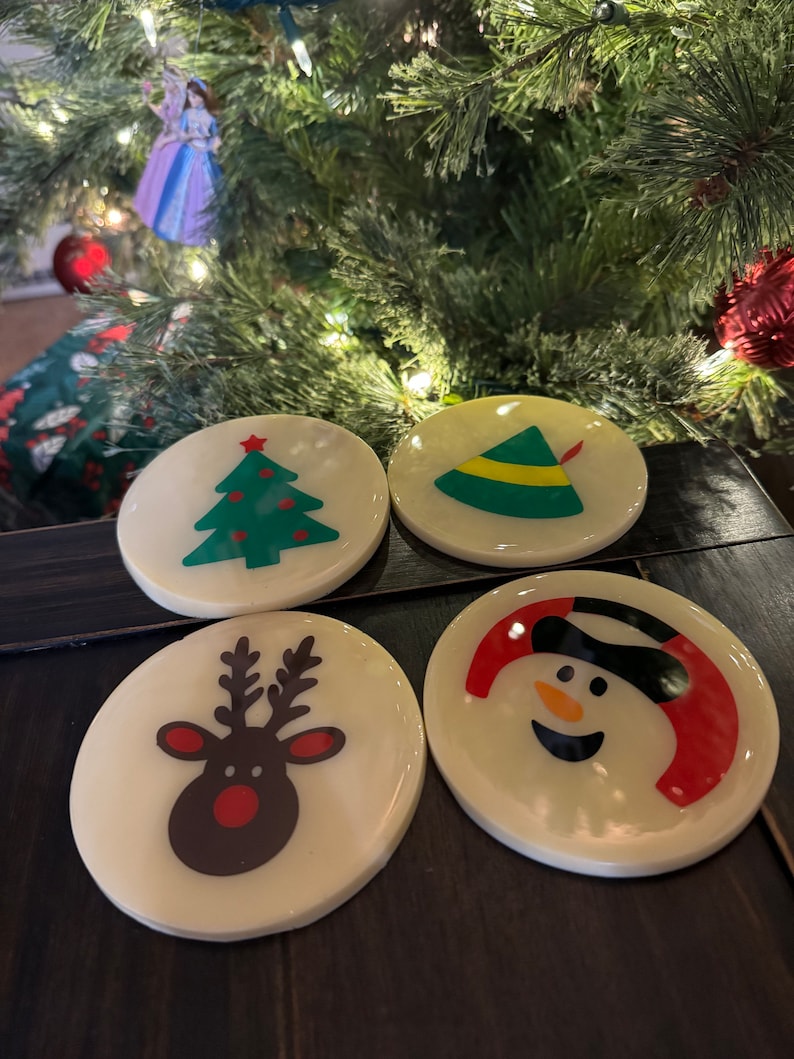 Christmas Cookie Coasters - Etsy
