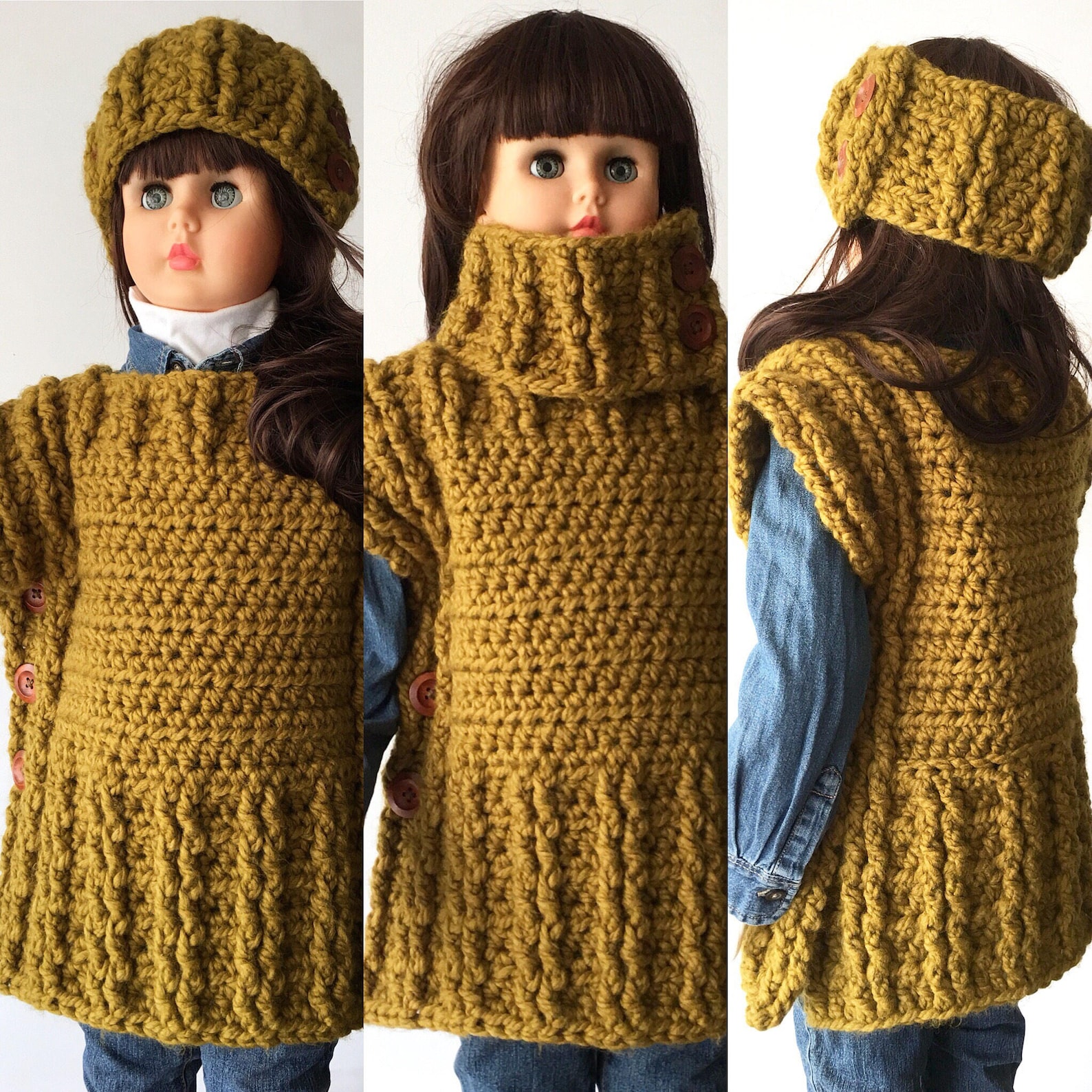 CROCHET PATTERN Oregon Pullover/poncho 2/3 4/5 6/7 | Etsy