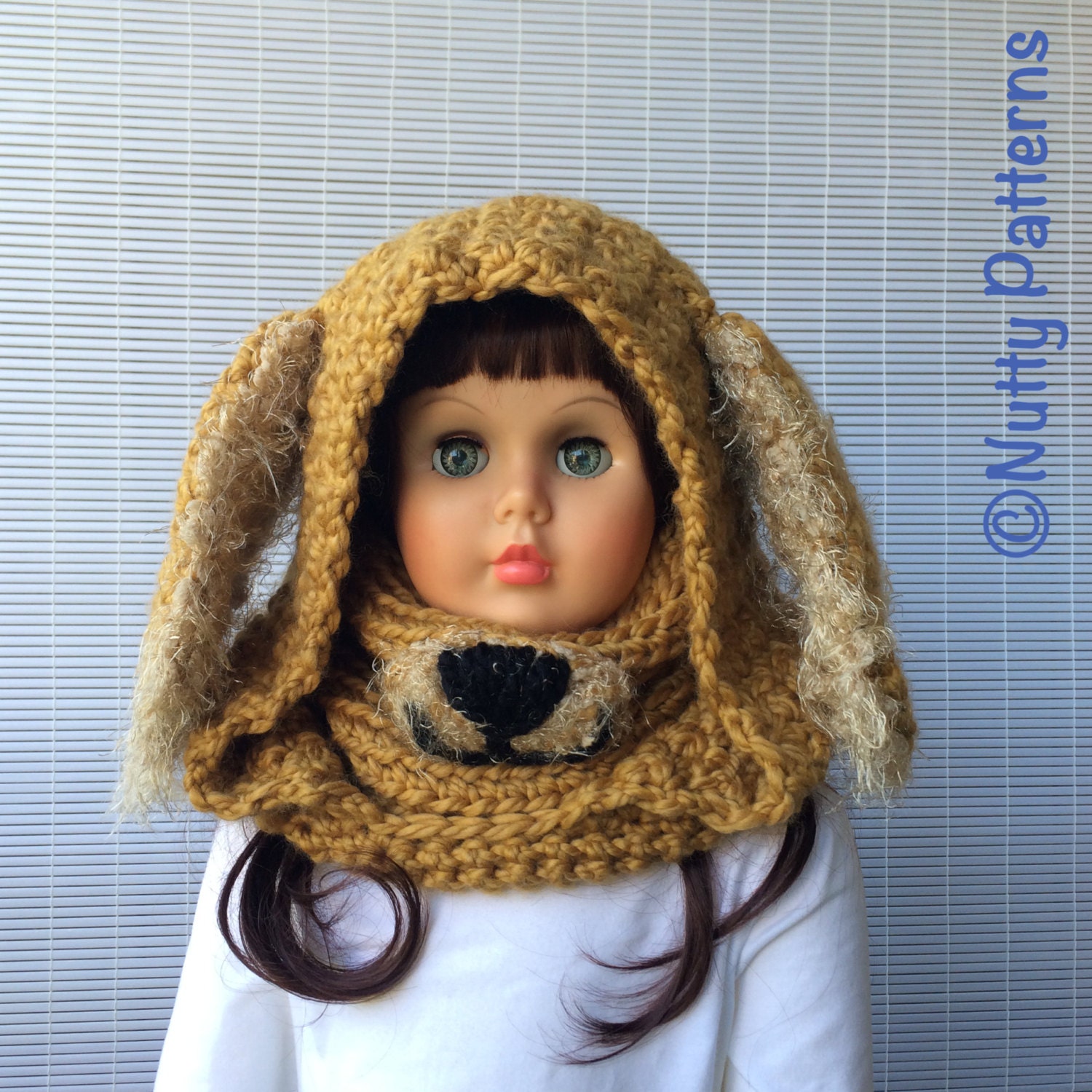 Crochet Patterns * Dog Hooded Cowl * Instant Download Pattern # 485 ...