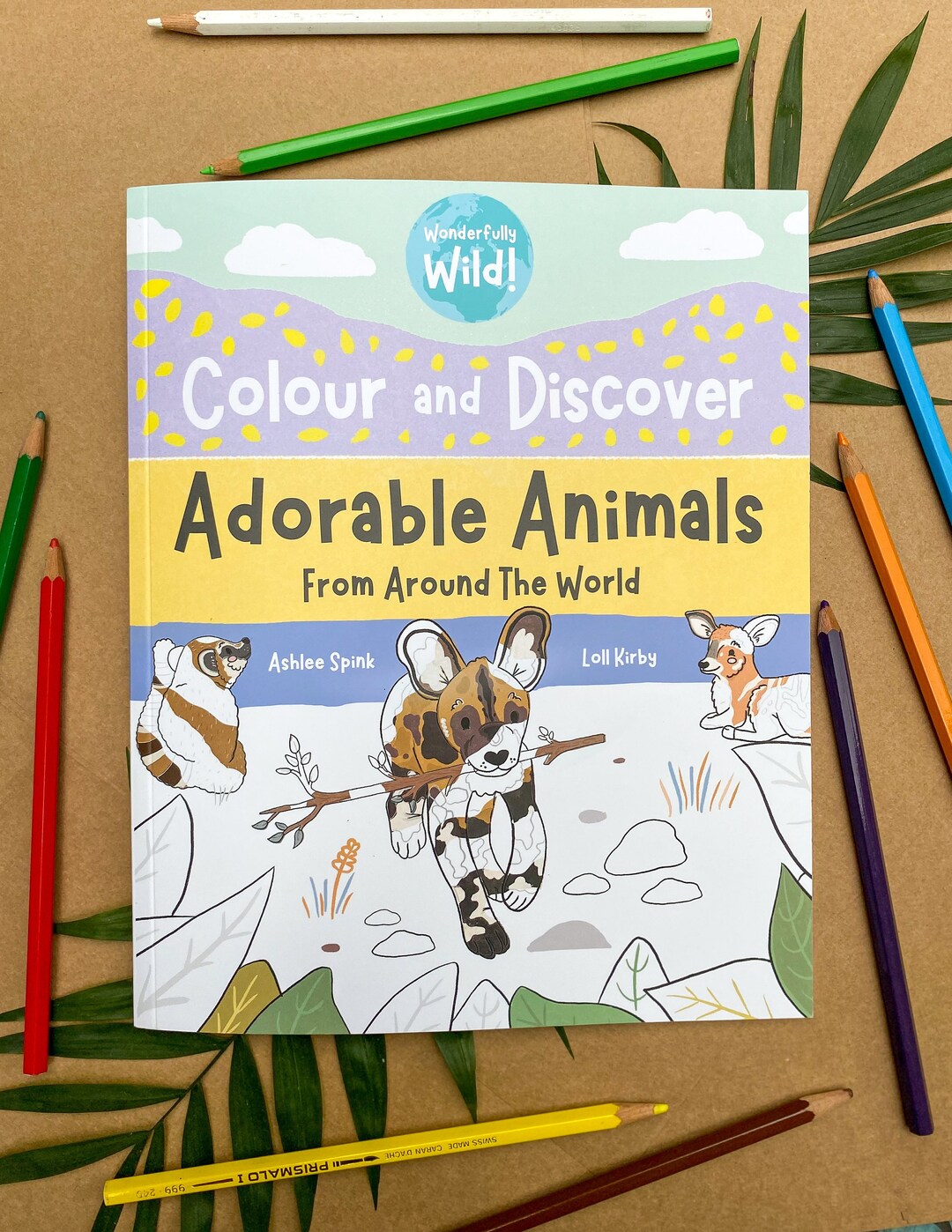 Colour and Discover Adorable Animals Around the World Colouring ...