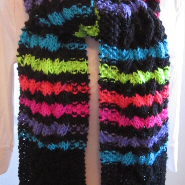 Neon Color Scarf - Etsy