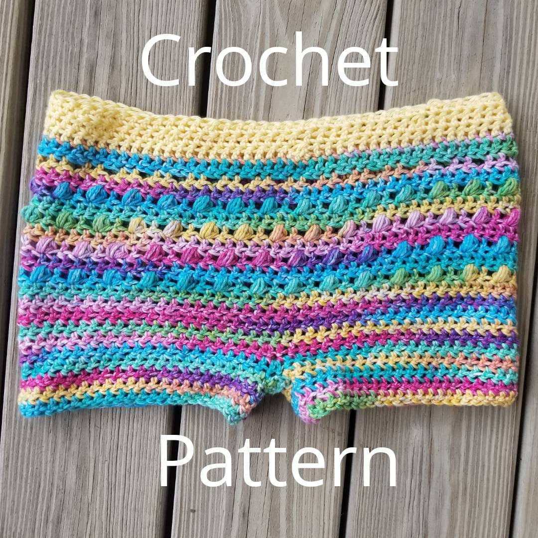 Crochet Shorts Pattern, Crochet Shorts for Women, DIY Shorts, Shorts ...