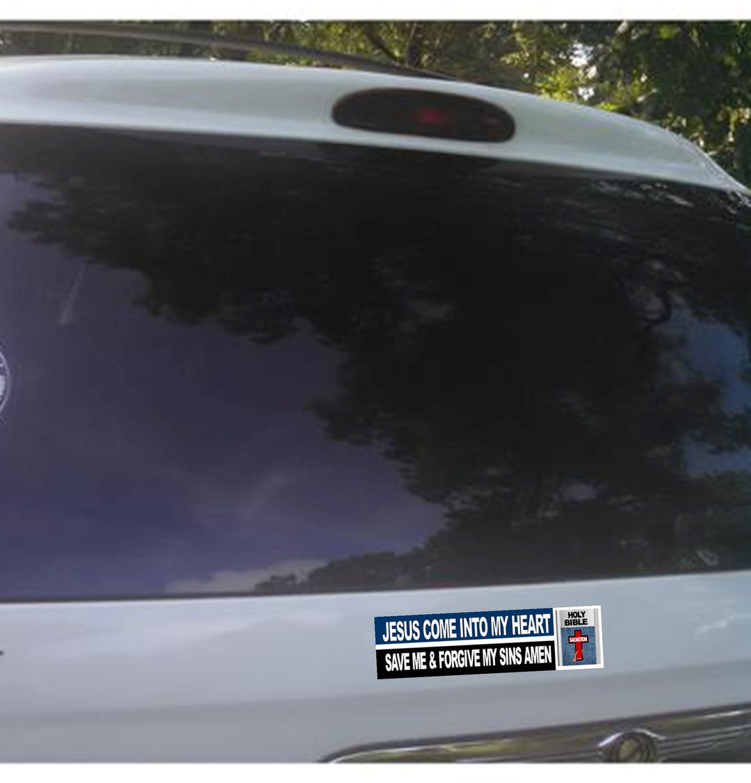 Bumper Stickers Christian Bumper Sticker Salvation Stickers Religious ...