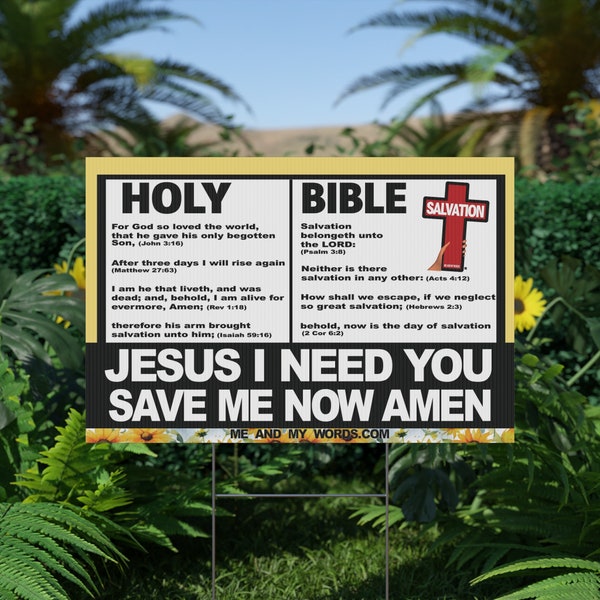 Christian Yard Signs - Etsy