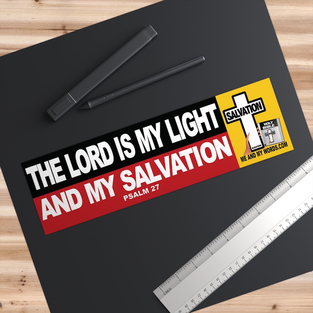 Bumper Sticker Christian Bumper Sticker Inspirational Stickers ...