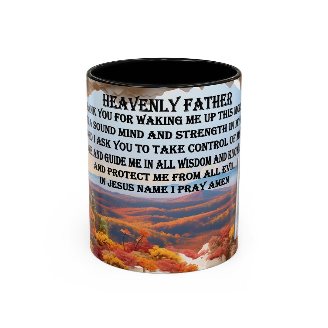 Christian Mug Heavenly Father Prayer Coffee Mug Prayer Mug Coffee Cup ...