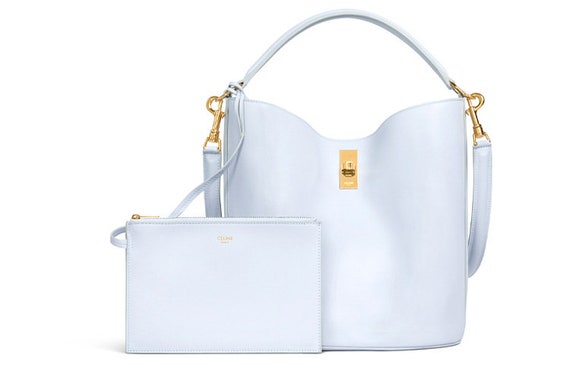 CELINE Bucket 16 Metal lock Smooth Cow leather Bucket… - Gem