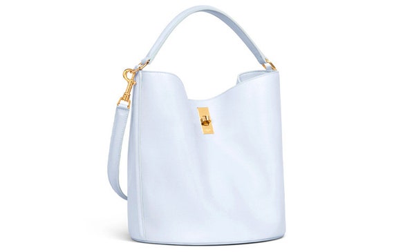 CELINE Bucket 16 Metal lock Smooth Cow leather Bucket… - Gem