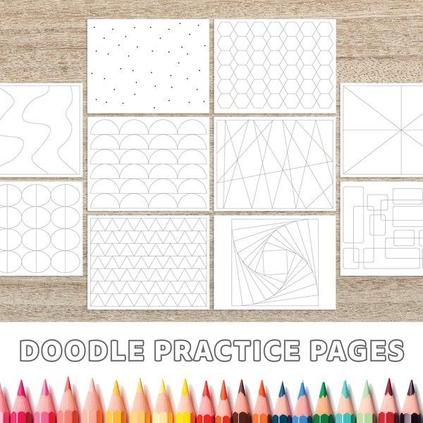 Zentangle Doodles - Etsy