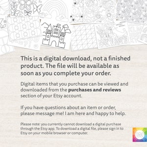 Rainbow Sparkle Printable Digital Download Coloring Page Activity Sheet ...