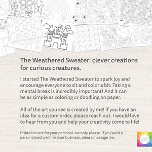 You Matter to Me Printable Motivational Message Coloring Page Notecards ...