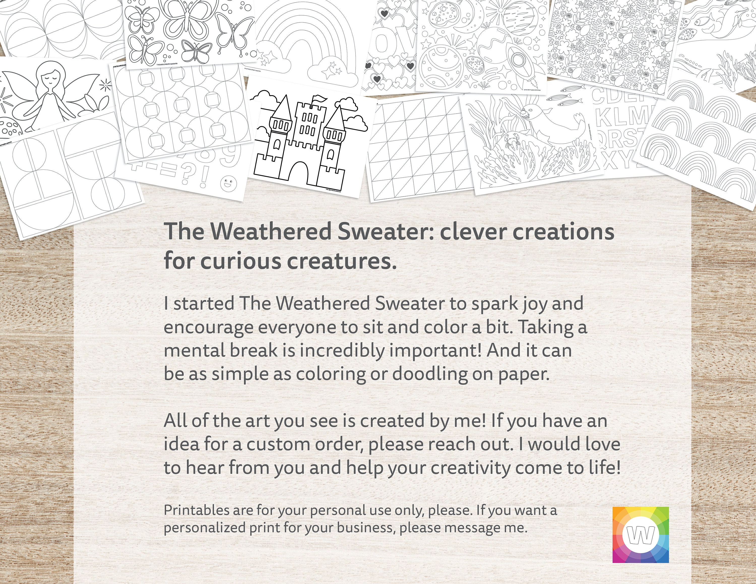 You Matter to Me Printable Motivational Message Coloring Page Notecards ...