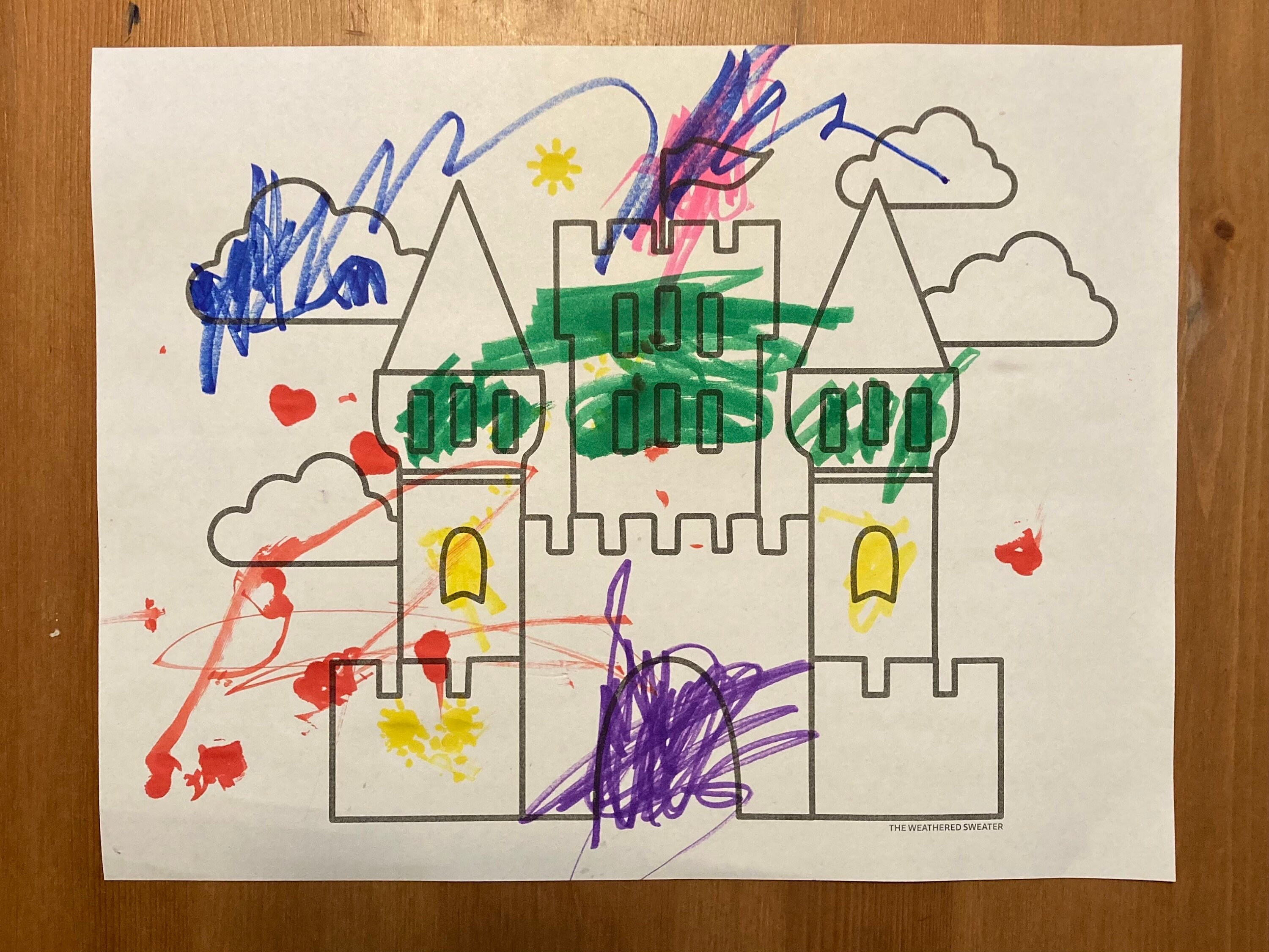 Castle Kingdom Printable Digital Download Coloring Page Activity Sheet ...