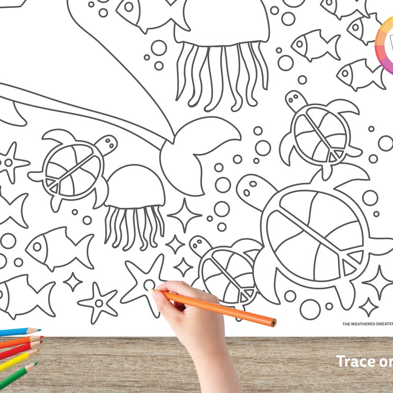 Coloring Poster Printable - Etsy