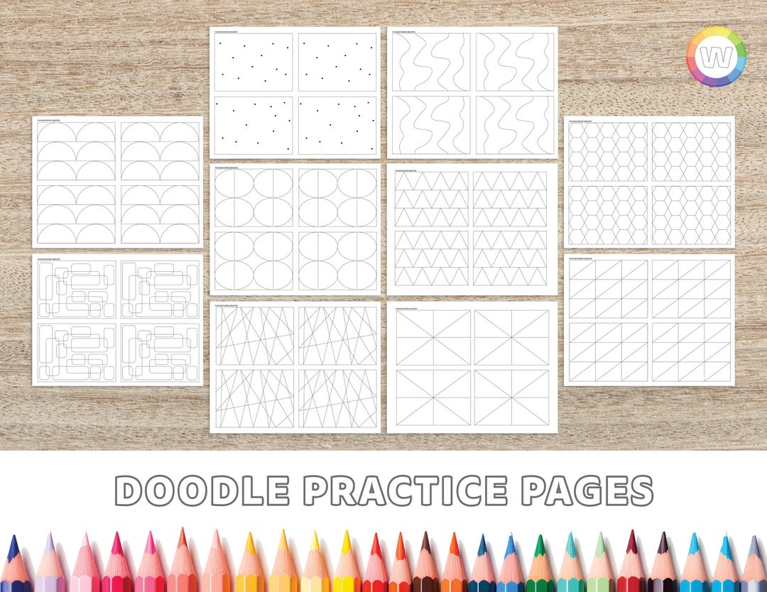 Do a LITTLE Doodle #1! Printable Coloring Zentangle or Zendoodle ...