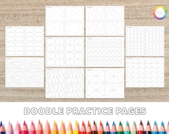 Do a LITTLE Doodle #1! Printable Coloring Zentangle or Zendoodle ...