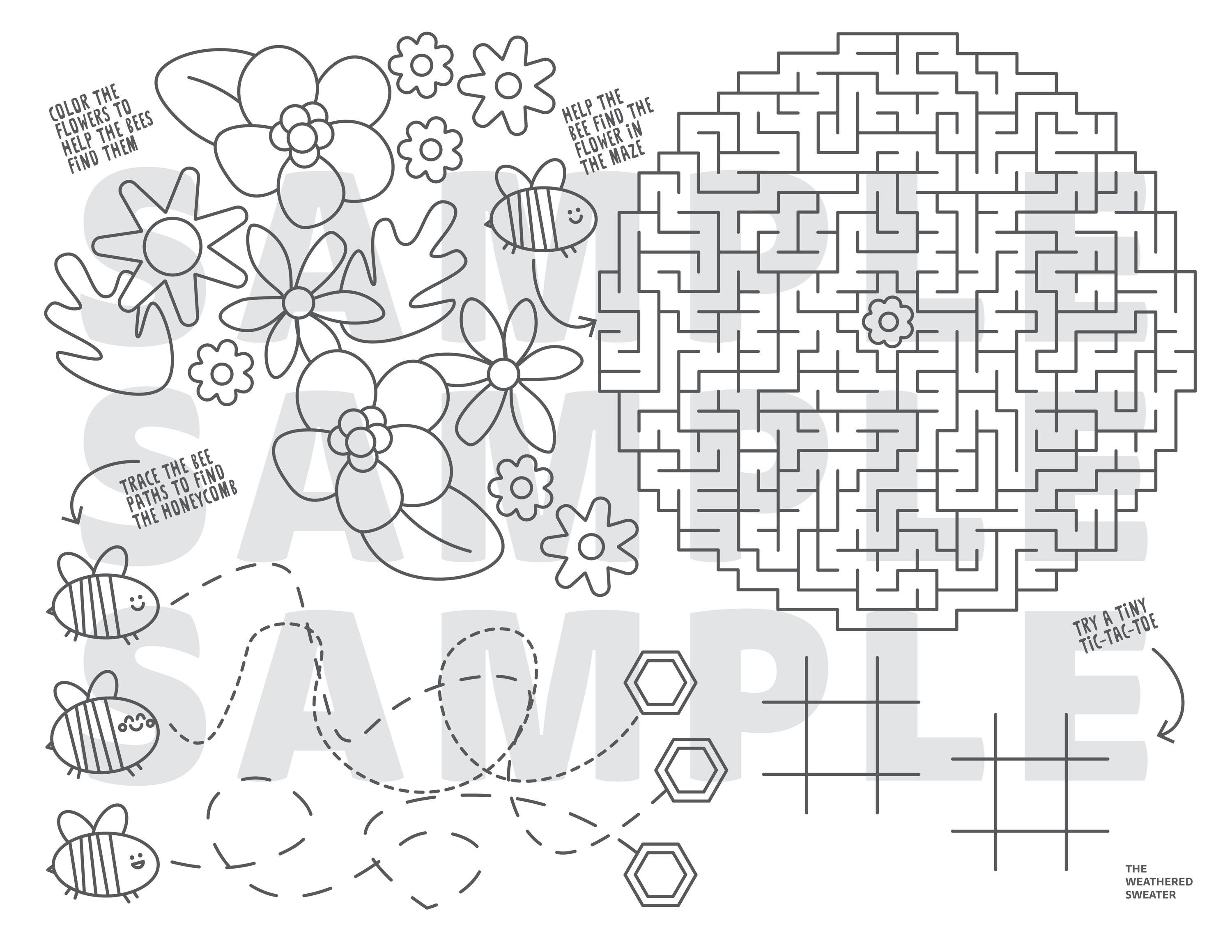 Honeybees, Pollinators, and Bee Day Celebration Printable Digital ...