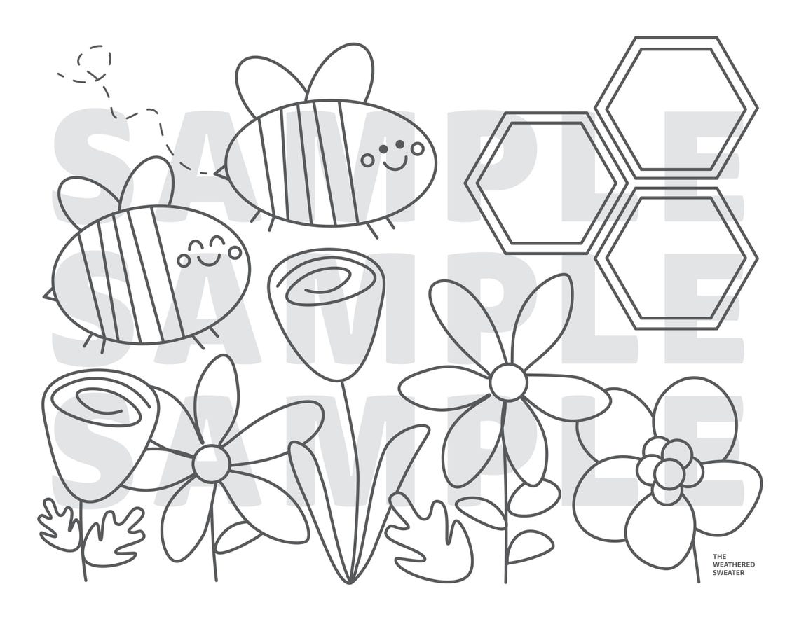 Honeybees, Pollinators, and Bee Day Celebration Printable Digital ...