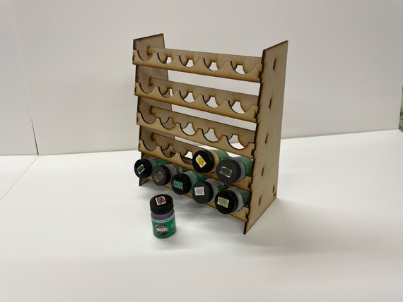 25 Pot Tamiya Style Mini Paint Rack | Etsy