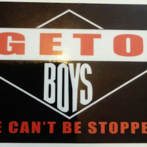 Geto Boys Vinyl Sticker Hip Hop Decal Car Beastie Boys Mca Scarface ...