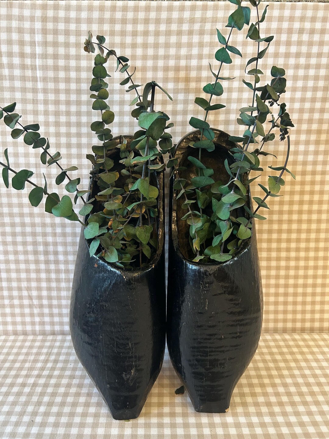 Vintage Oversized Wooden Clogs - Etsy