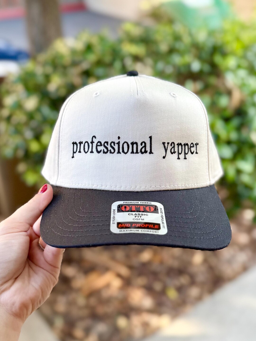 Professional Yapper LC Two-tone Baseball Cap | Embroidered Hat ...