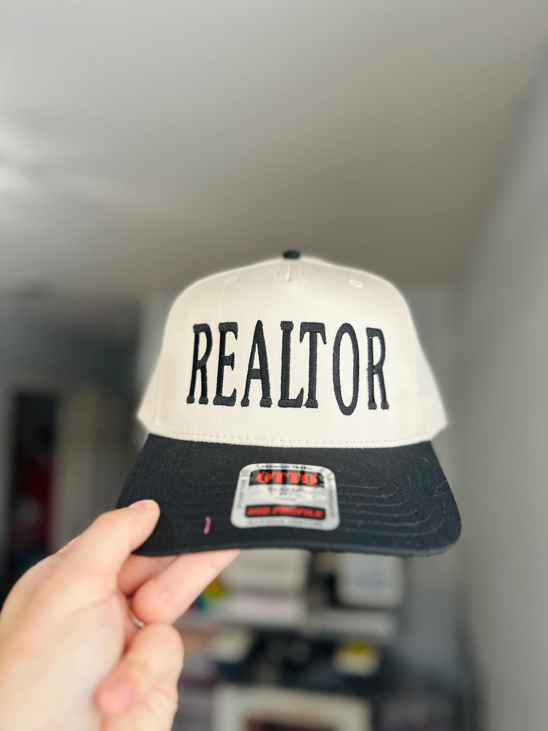 REALTOR Two-tone Baseball Cap | Embroidered Hat | Personalized Snapback ...