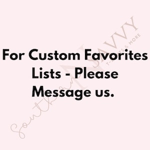 Christmas My Favorites List INSTANT DOWNLOAD Teacher's Favorite Things ...