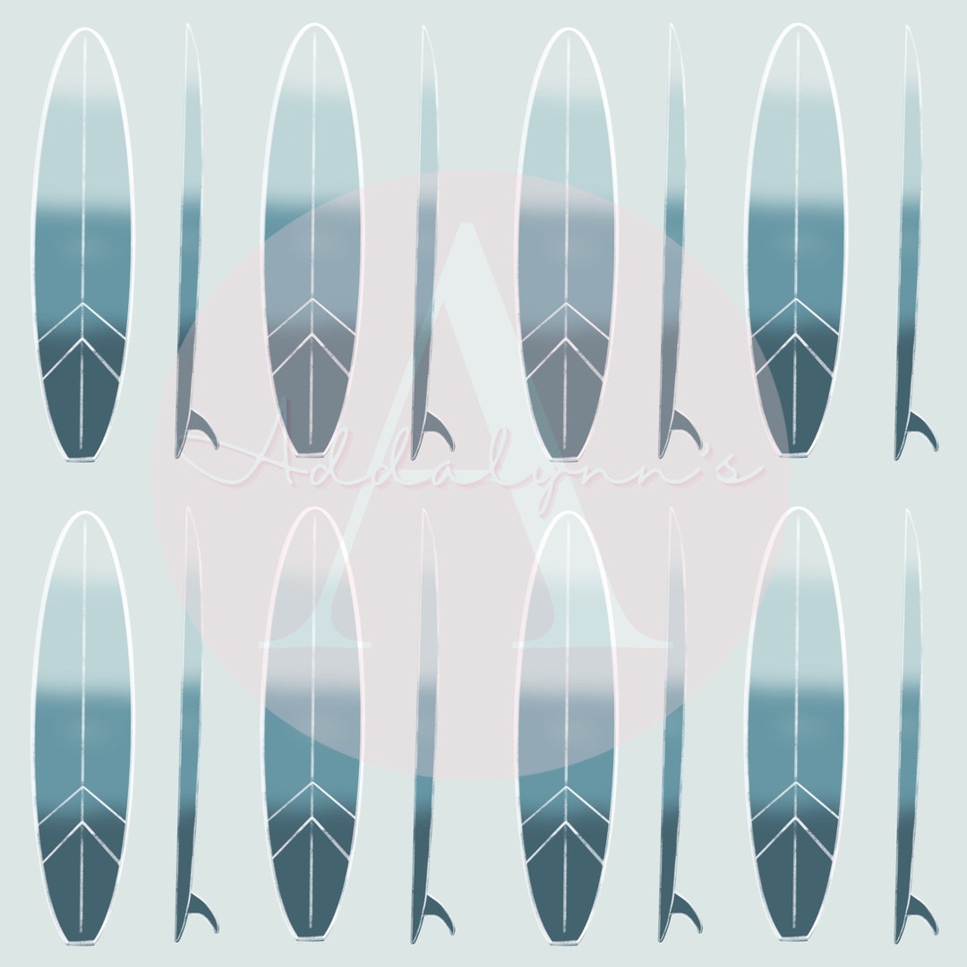 Blue Surfboards Neutral Seamless Design, Digital File, Boy Pattern ...