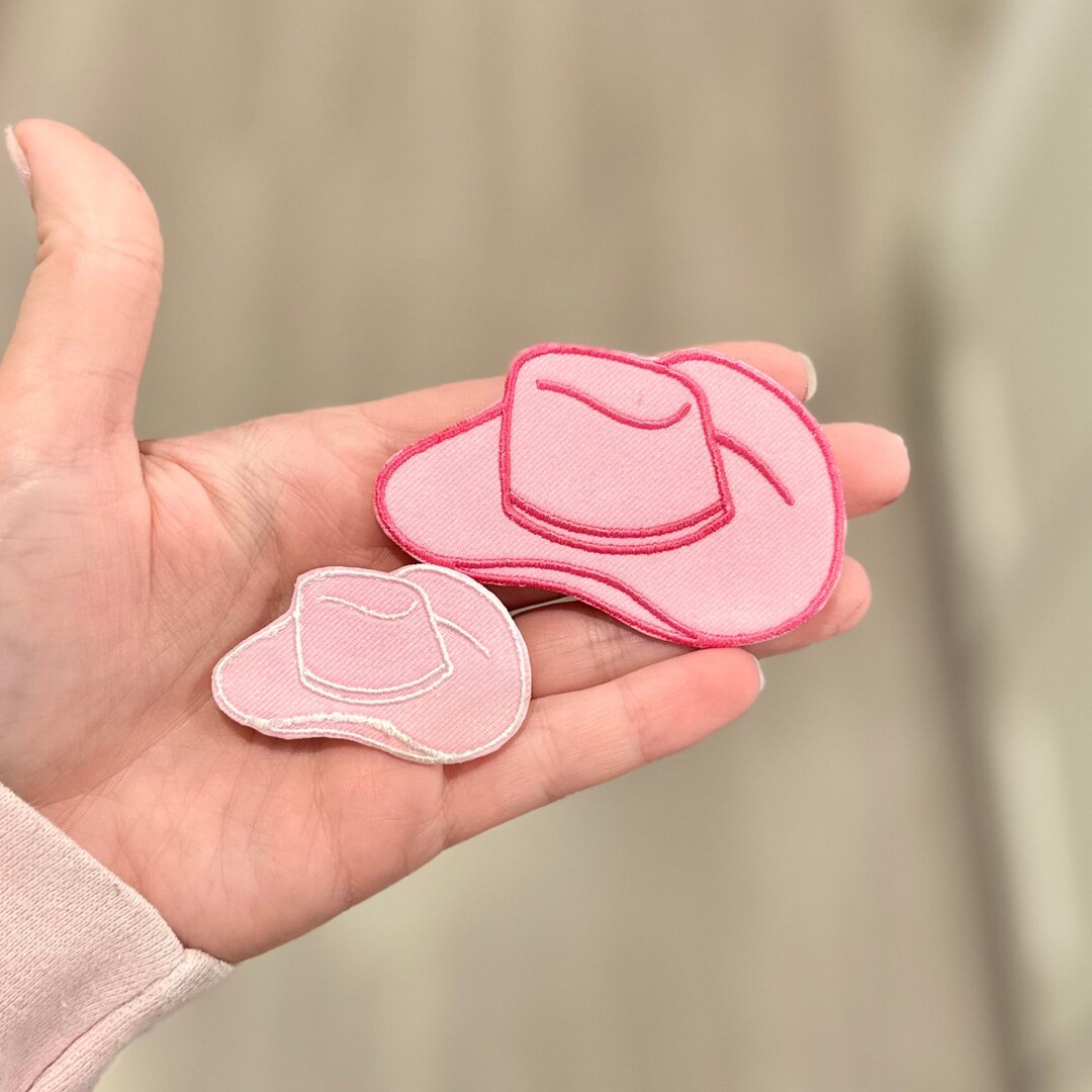 Cowboy Hat Western Embroidered Iron on Patch for Trucker Hat, Jacket ...