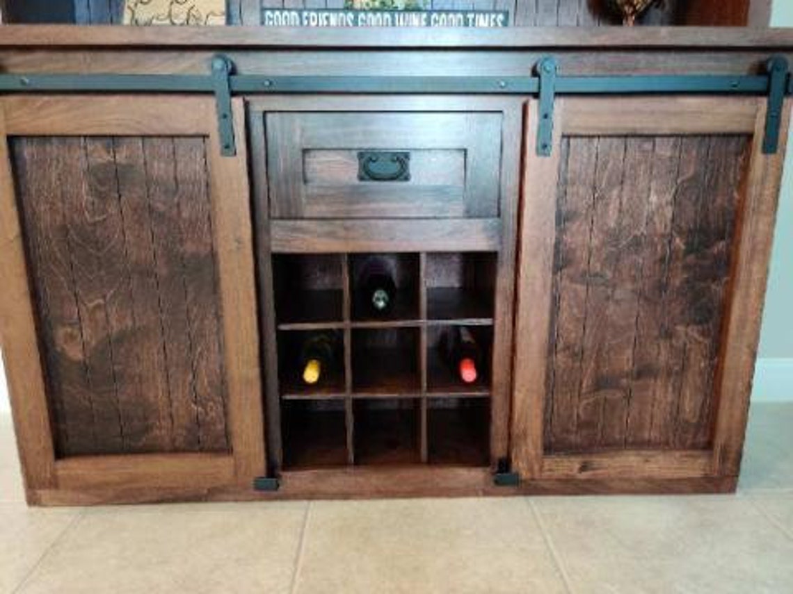 FREE SHIPPING!! Handcrafted Modern Rustic Farmhouse Hutch Cabinet ...