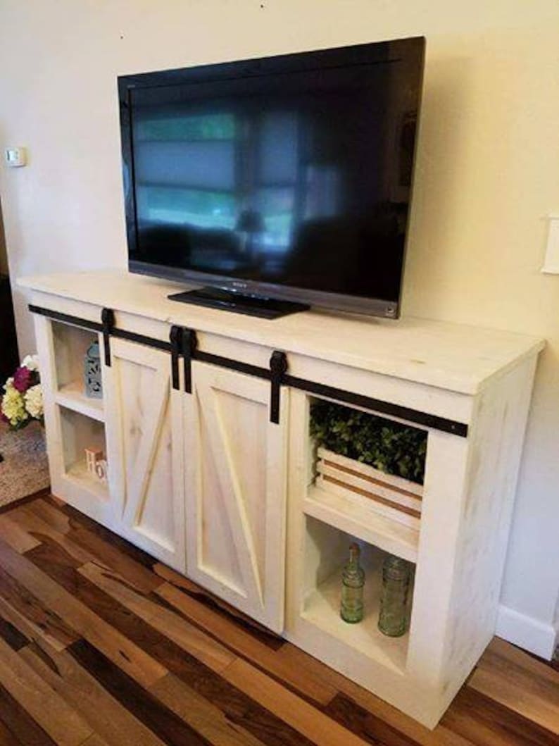 FREE SHIPPING Handcrafted Farmhouse Modern Rustic TV Cabinet - Etsy