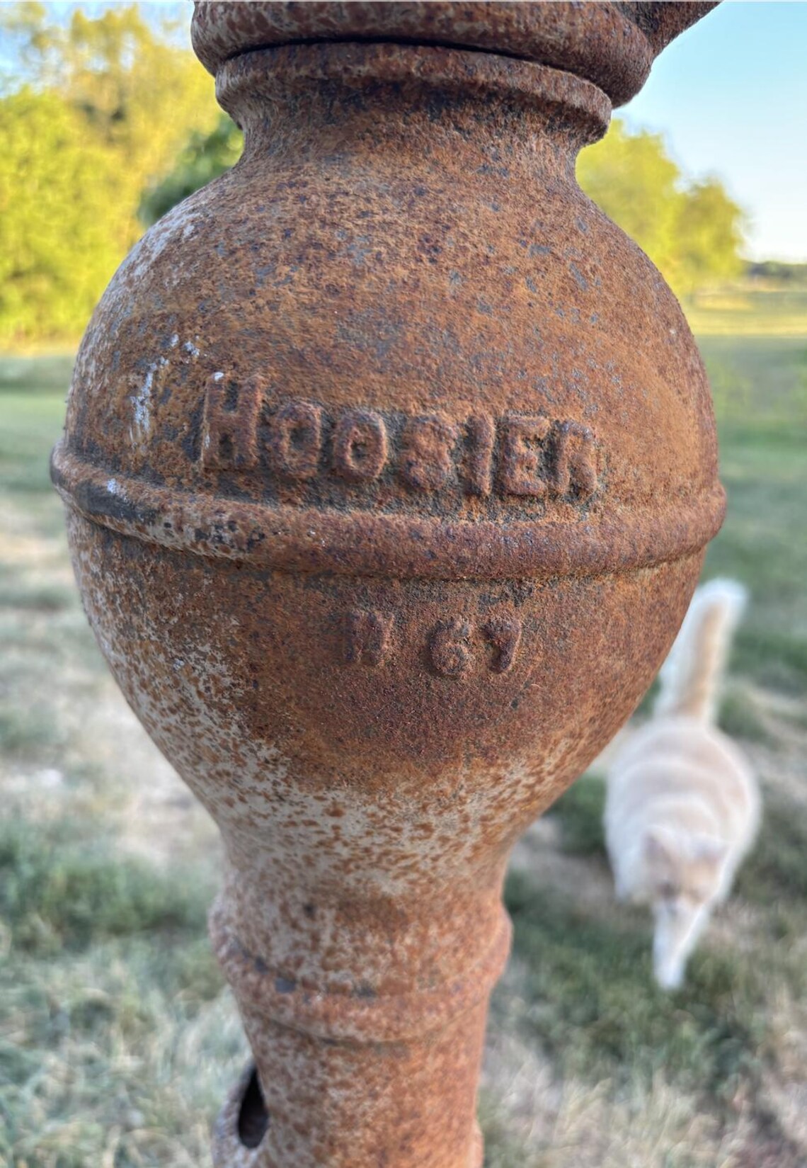 Flint and Walling Hoosier Cast Iron Antique Hand Water Pump ...