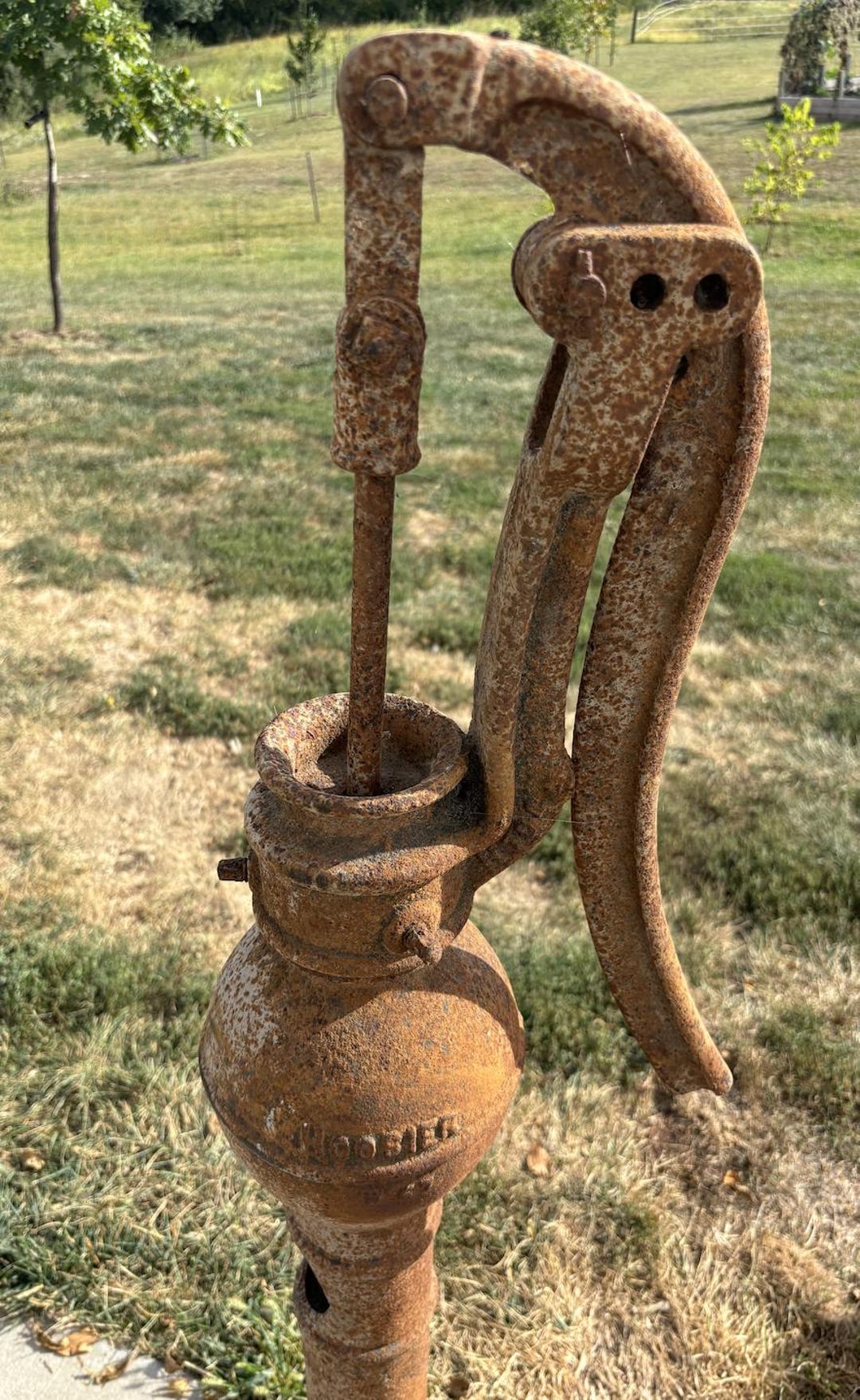 Flint and Walling Hoosier Cast Iron Antique Hand Water Pump ...