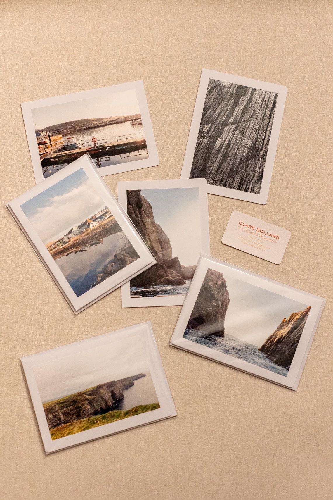 Handmade Note Cards - Ireland Landscapes - Set of 4, 5, or 6 - Blank ...