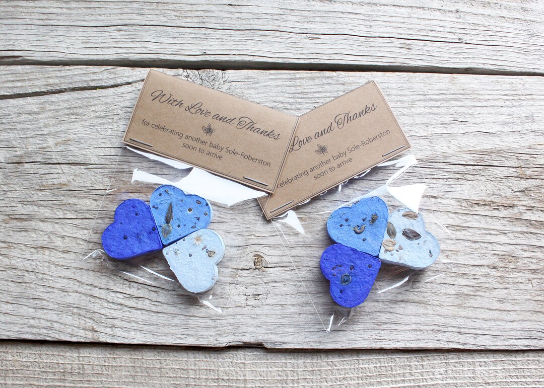 3pc Wildflower Seed Bomb Packet Favors, Custom - Etsy