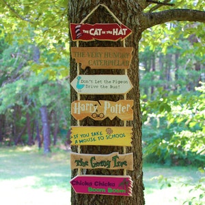 Custom Storybook Sign Set FREE SHIPPING - Etsy