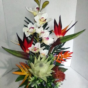 Artificial Tropical Arrangement Wedding Home Decoration Silk Flowers ...