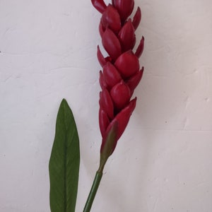 MINI Ginger Lily Stem. Silk Flower Floral Arrangements Tropical ...