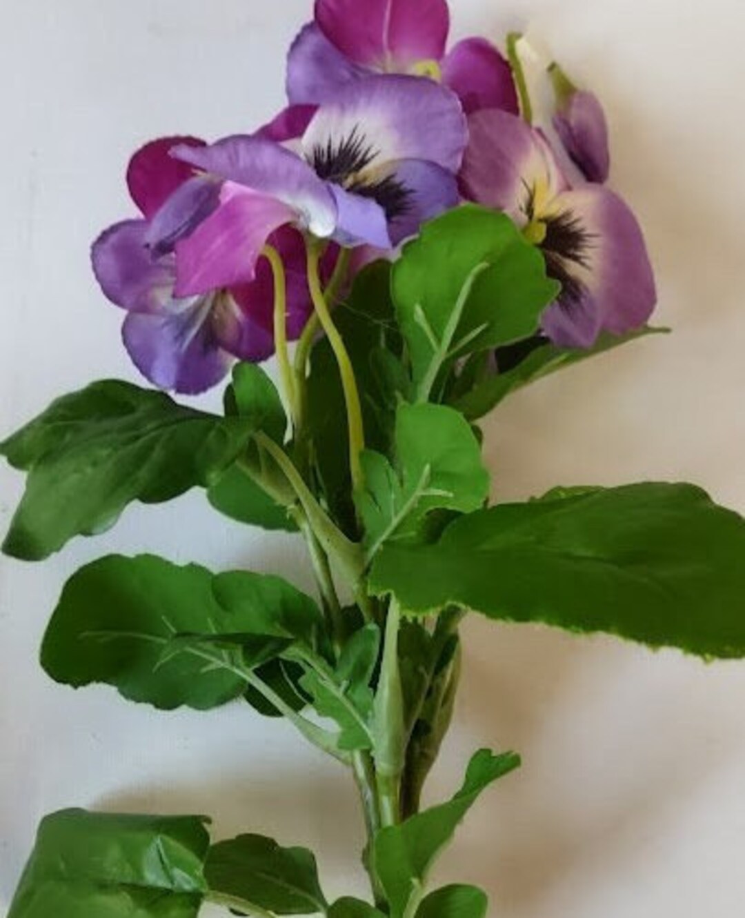 Artificial Pansy Flower Stem - Etsy