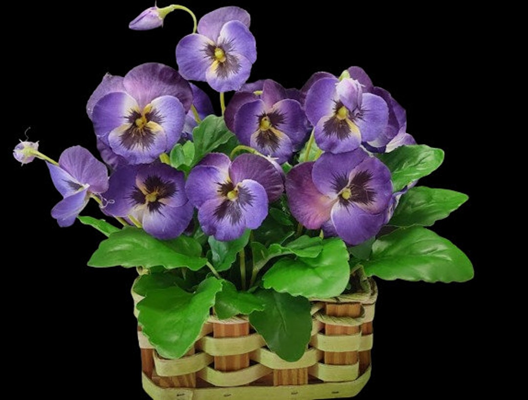 Artificial Pansy Flower Table Favor Decoration - Etsy