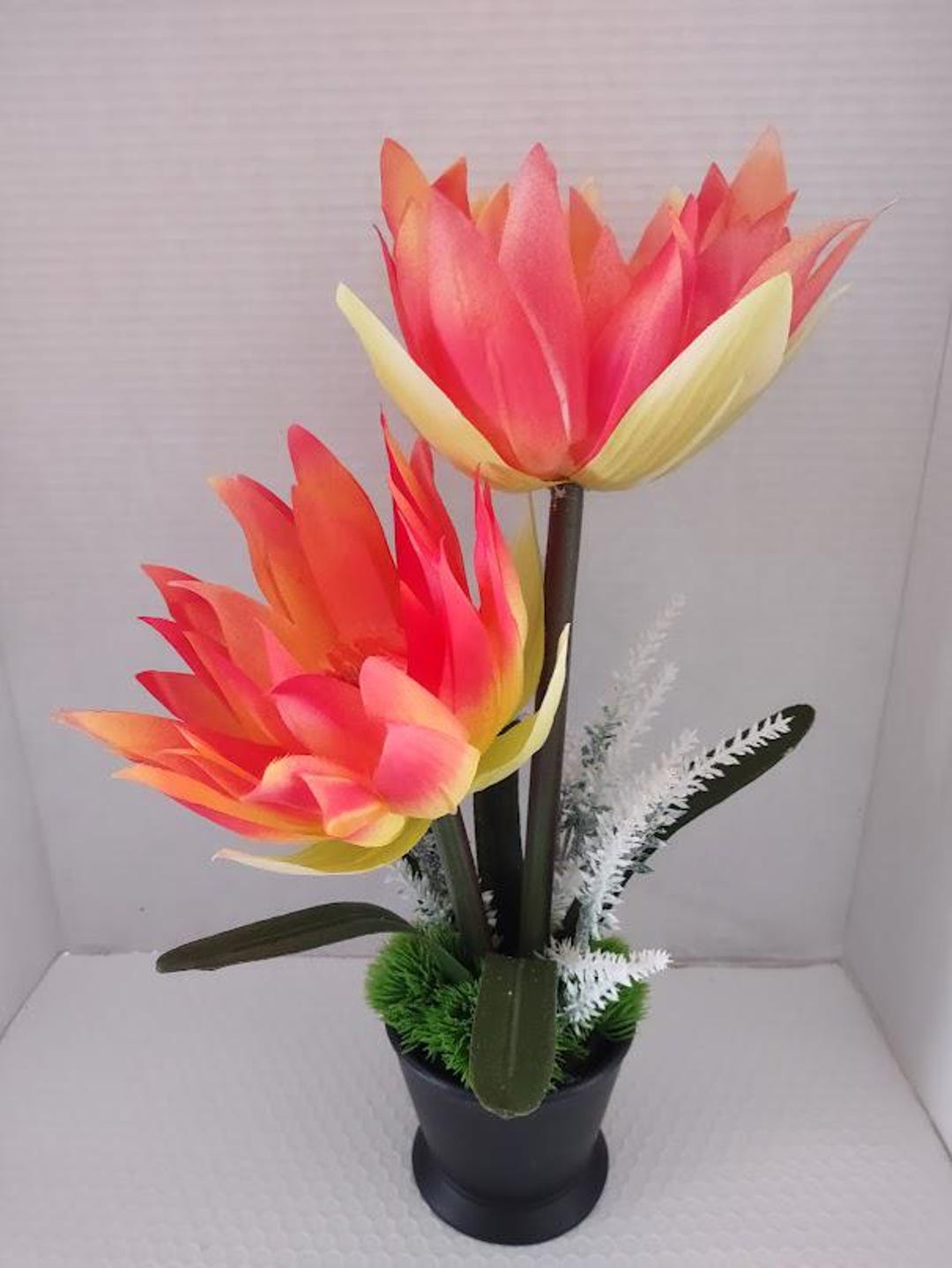 Artificial Lotus Flower Table Decoration - Etsy